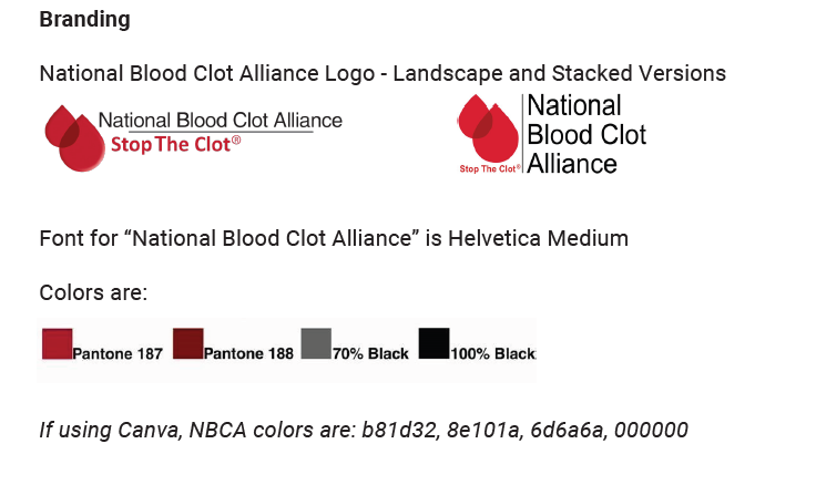 Blood Clot Awareness Month T-Shirt Design Contest - Blood Clots